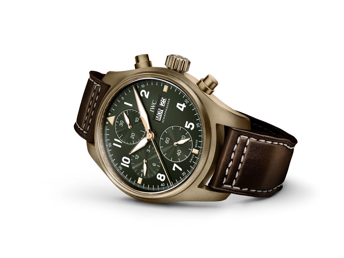Lewis Hamilton stops time with IWC Pilot’s Watch Chronograph Spitfire