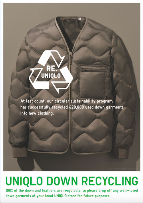 Re.Uniqlo: UNIQLO's Effort To Reduce Waste And Recycle Clothing