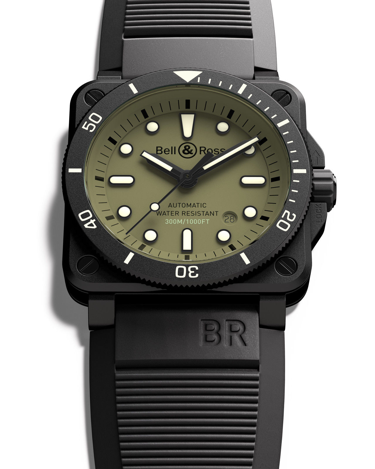 The Bell & Ross BR 03-92 Diver Military Blends Functionality With Style