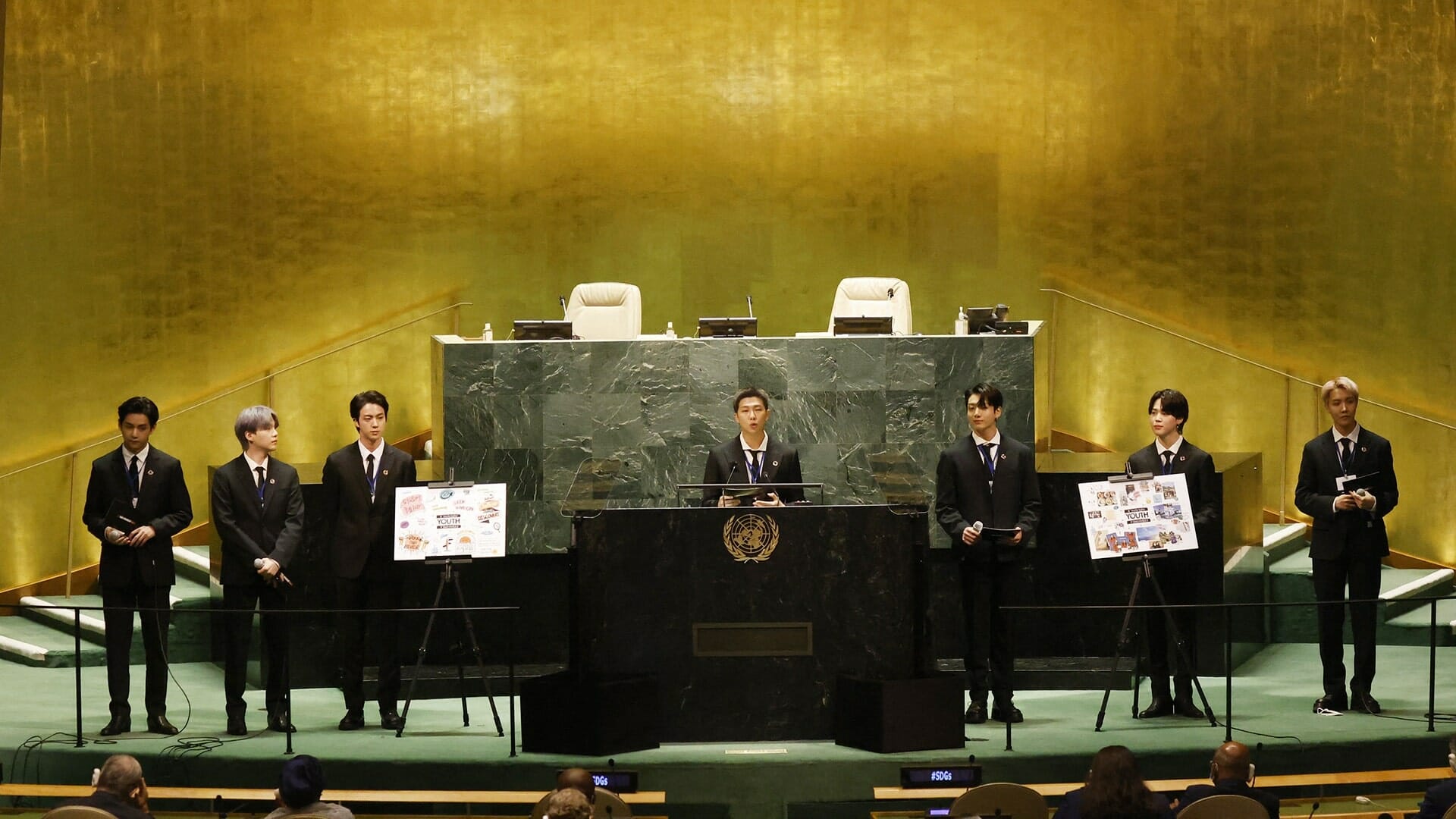 BTS Address The United Nations And Perform 'Permission to Dance'