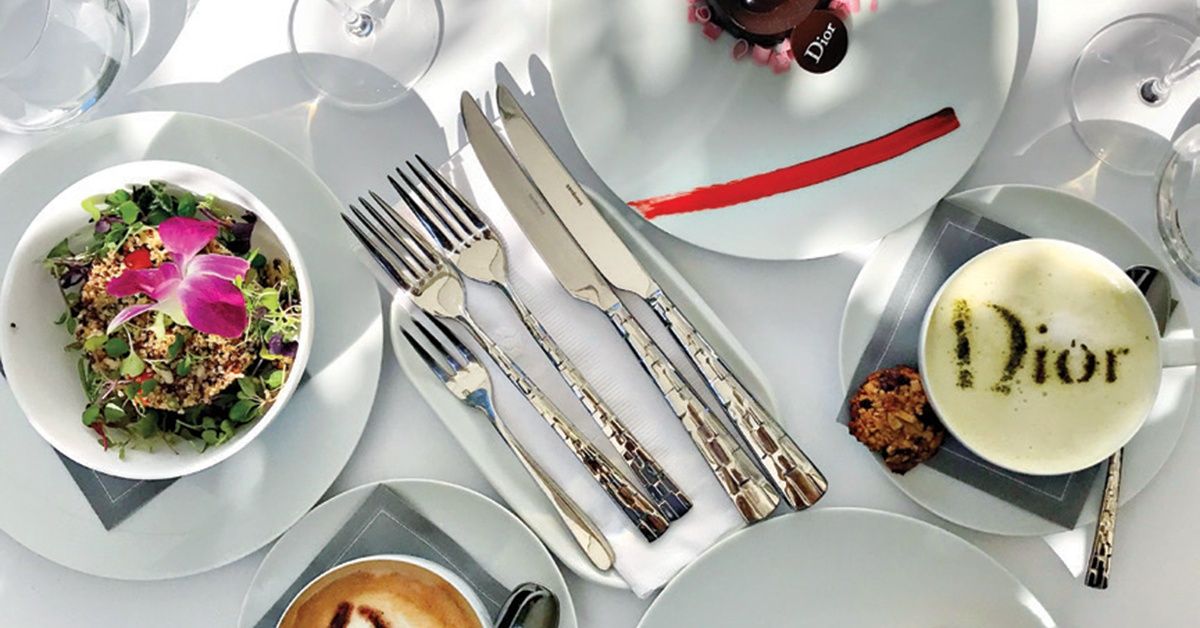 Dior opens a Dior Café pop-up restaurant in Singapore