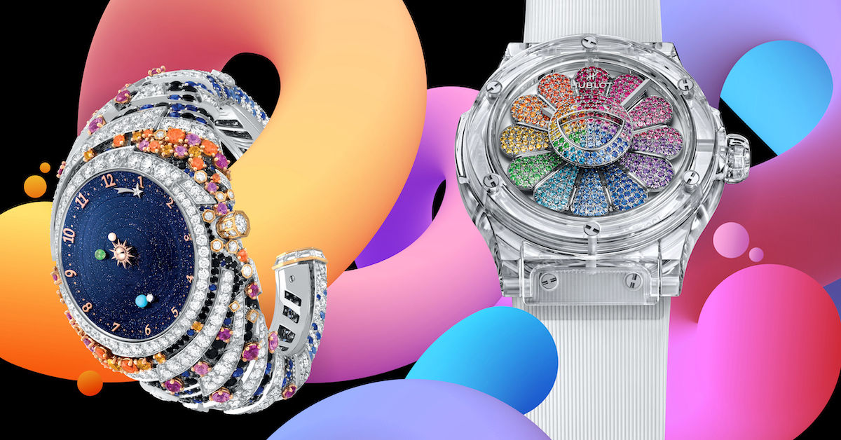 Wear the rainbow on your wrist with these colourful luxury watches