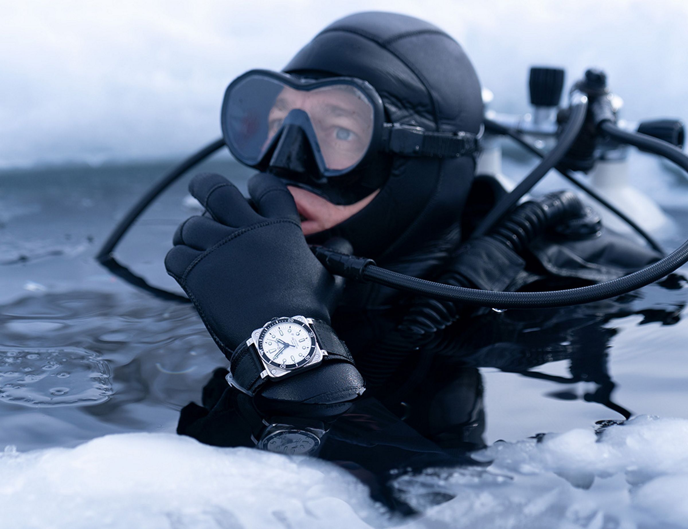 The BR 03-92 Diver White Is Inspired By Ice