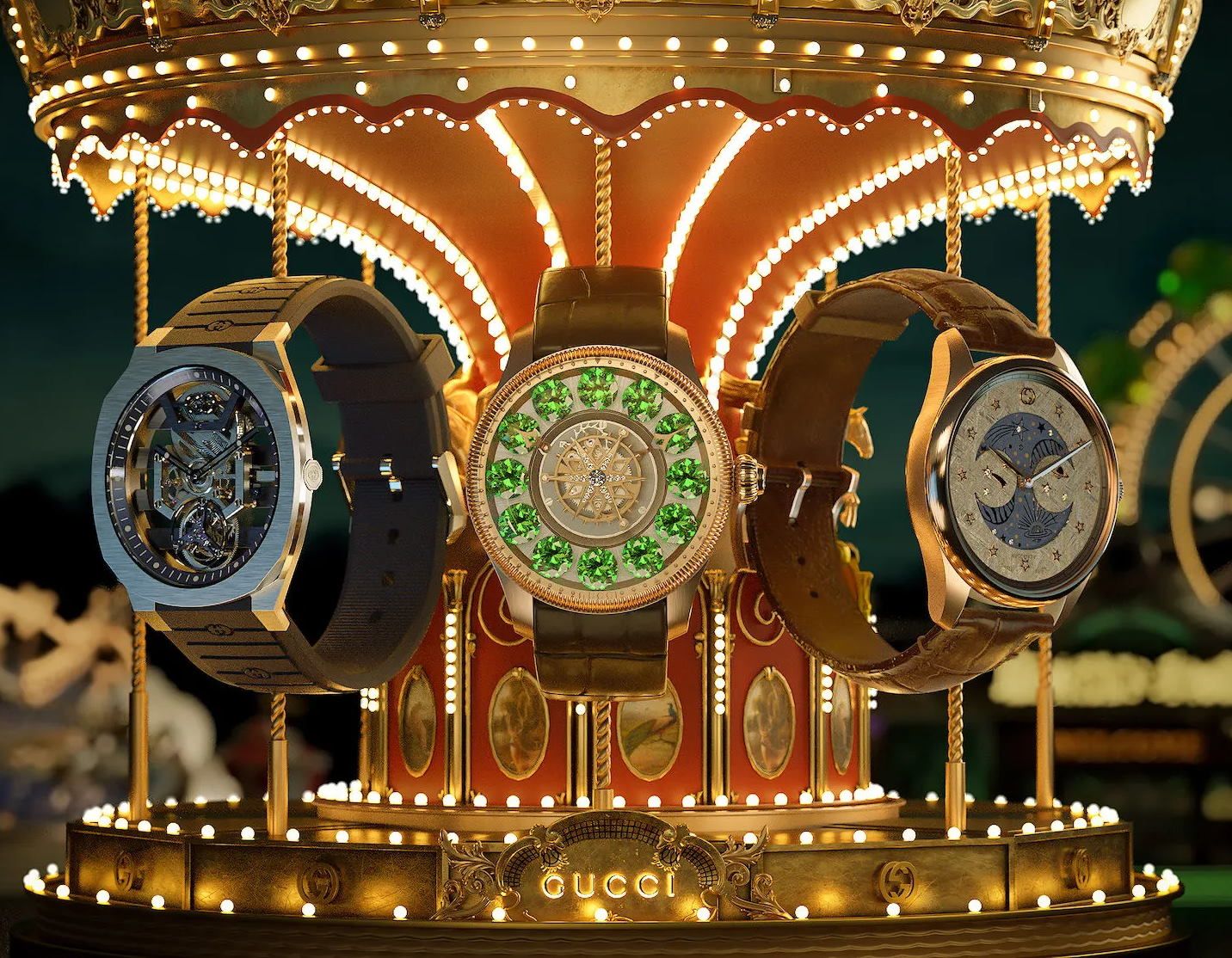 Gucci celebrates 50 years of Swiss watchmaking at Gucci Wonderland