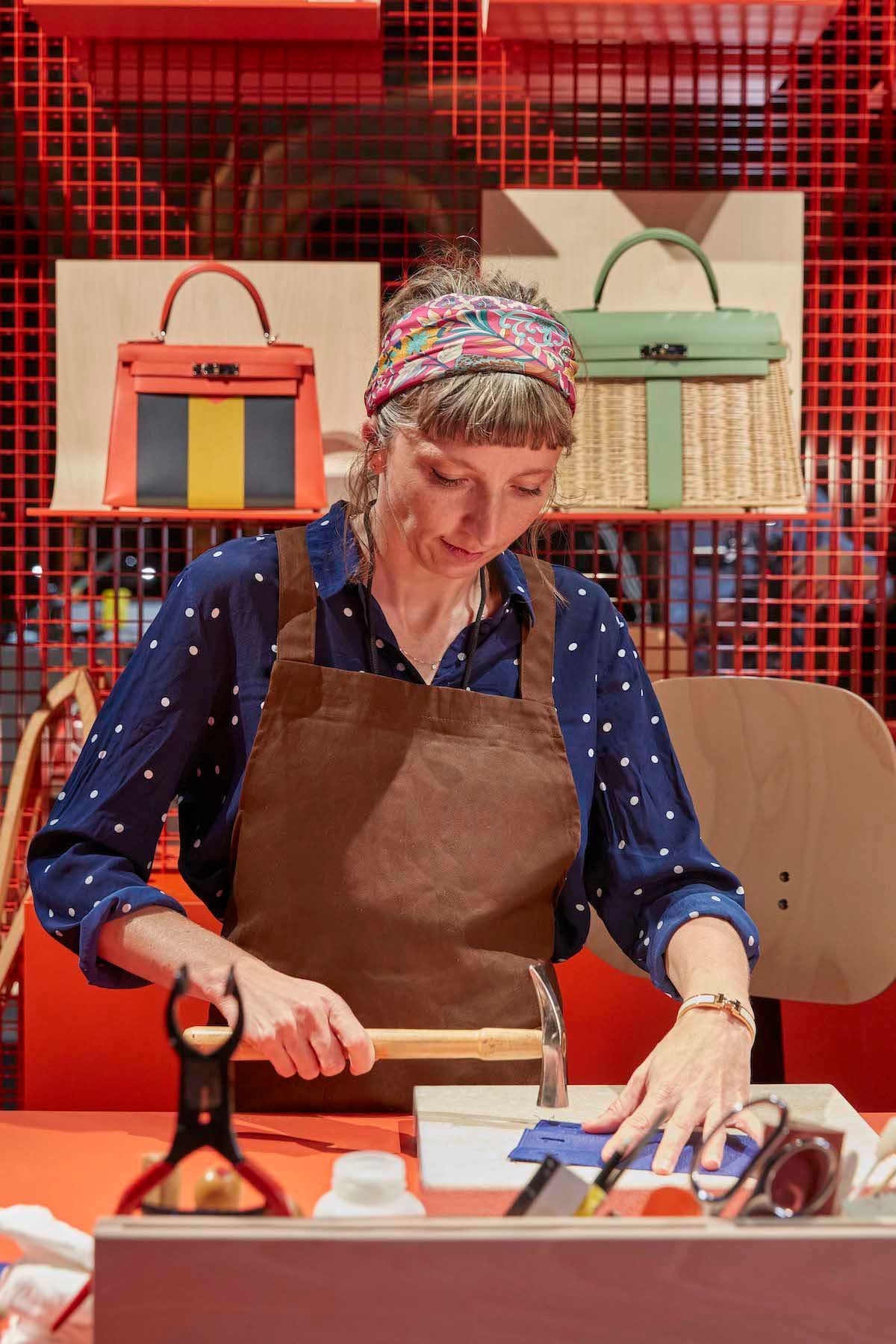 Artisans Are The Stars of the New Hermès In The Making exhibiton