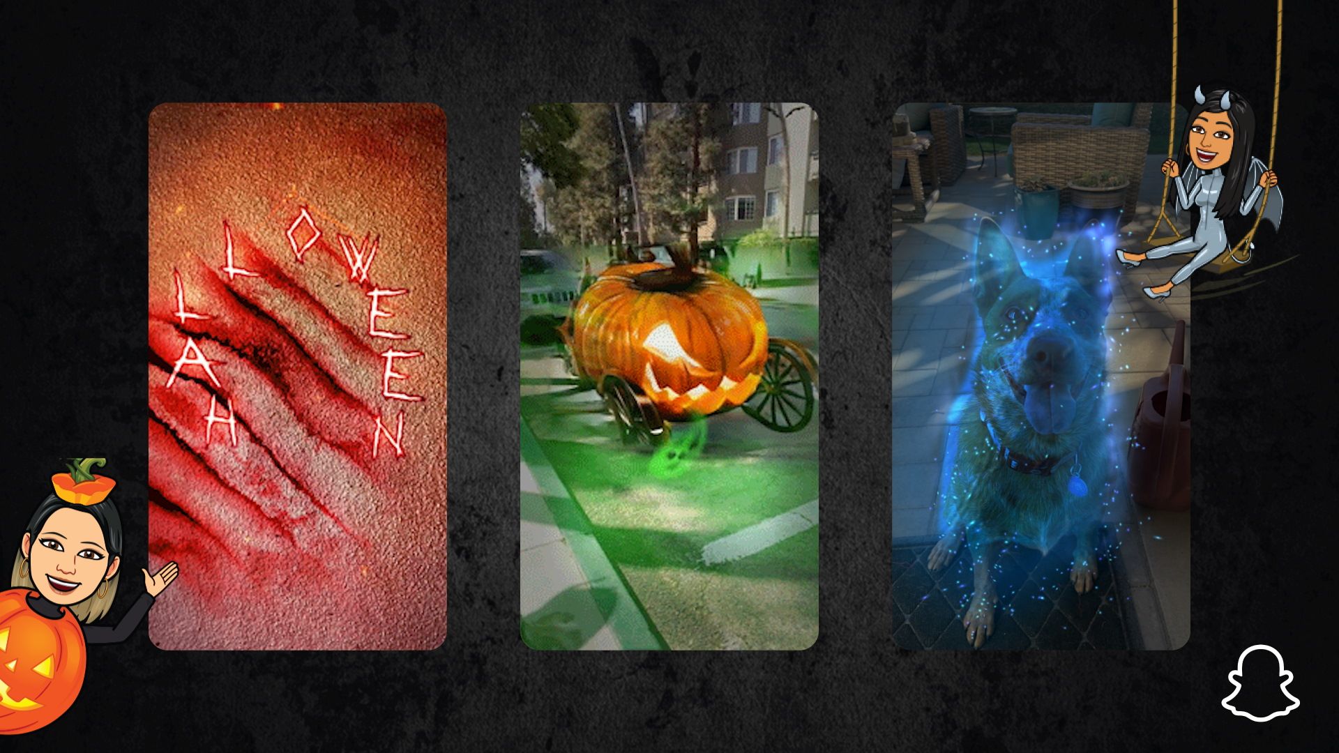 Snapchat Launches New Halloween Lenses And Bitmoji Features