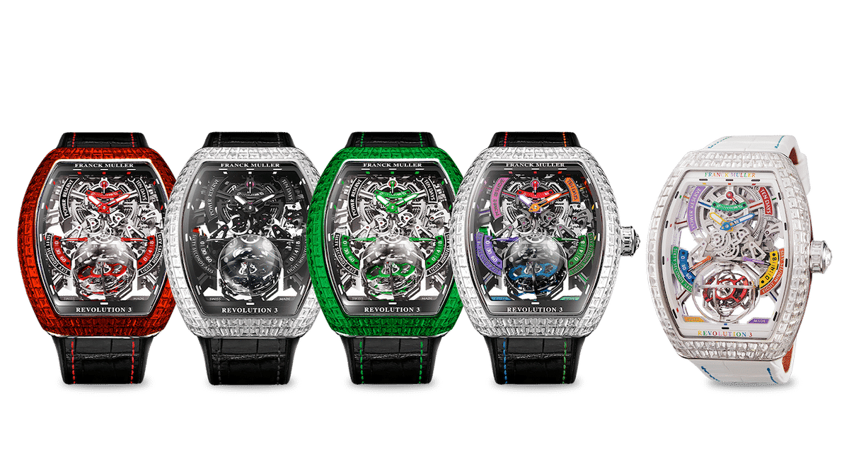 Franck Muller and Cortina Watch's new high jewellery watches