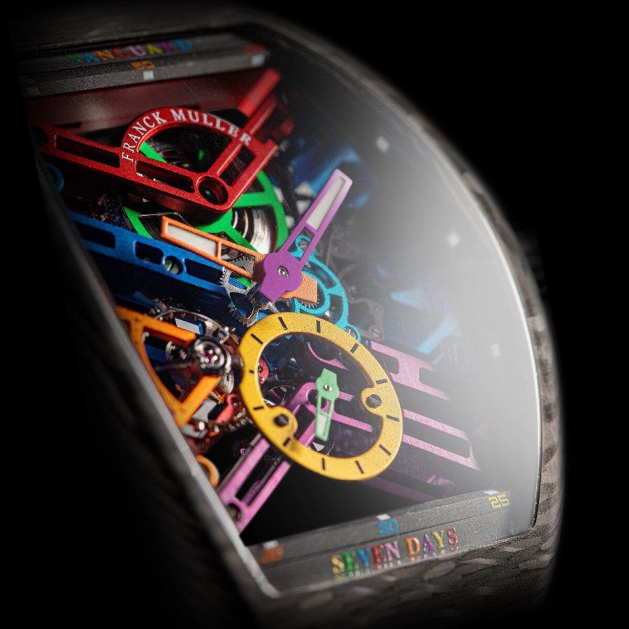 Franck Muller Sparks Joy With New Vanguard Skeleton Color Dreams