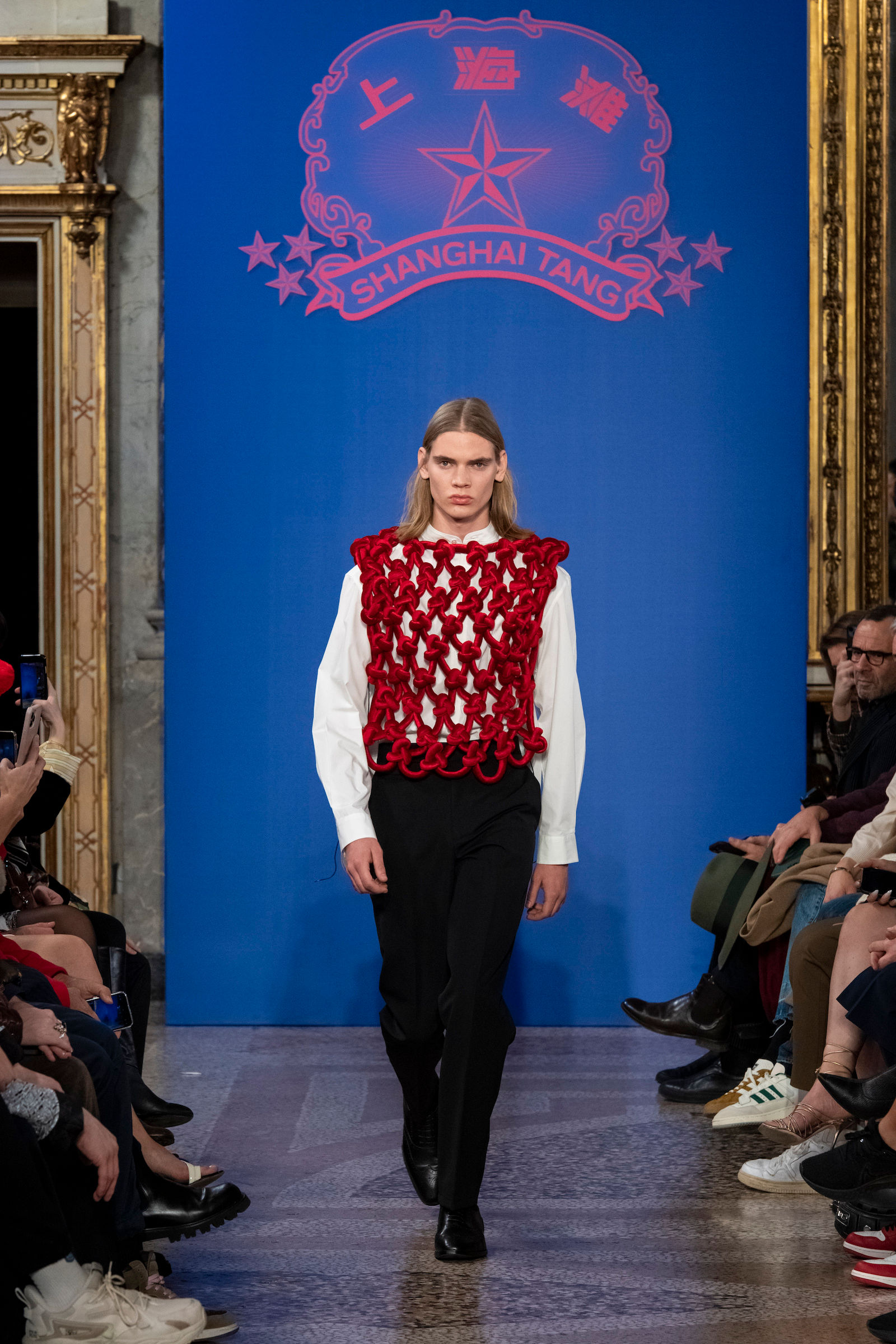 Shanghai Tang Fall Winter 2023 Menswear debut at Milan Fashion Week