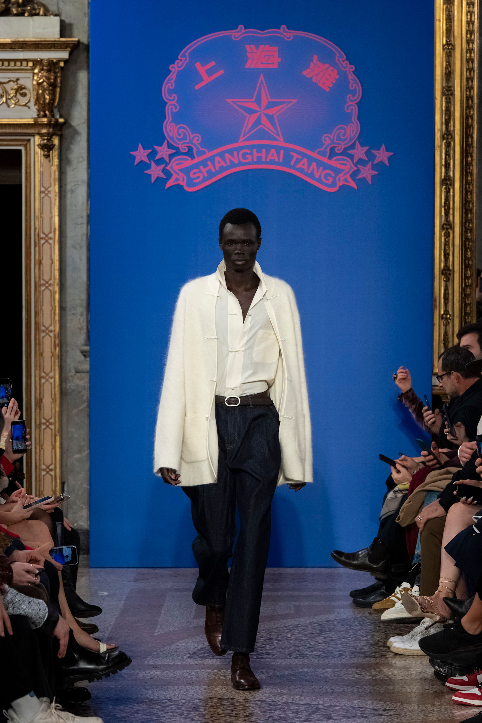Shanghai Tang Fall Winter 2023 Menswear debut at Milan Fashion Week