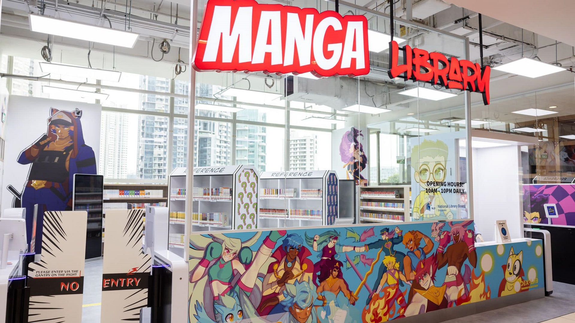 NLB Opens First Manga Library In Singapore With Over 5,000 Titles