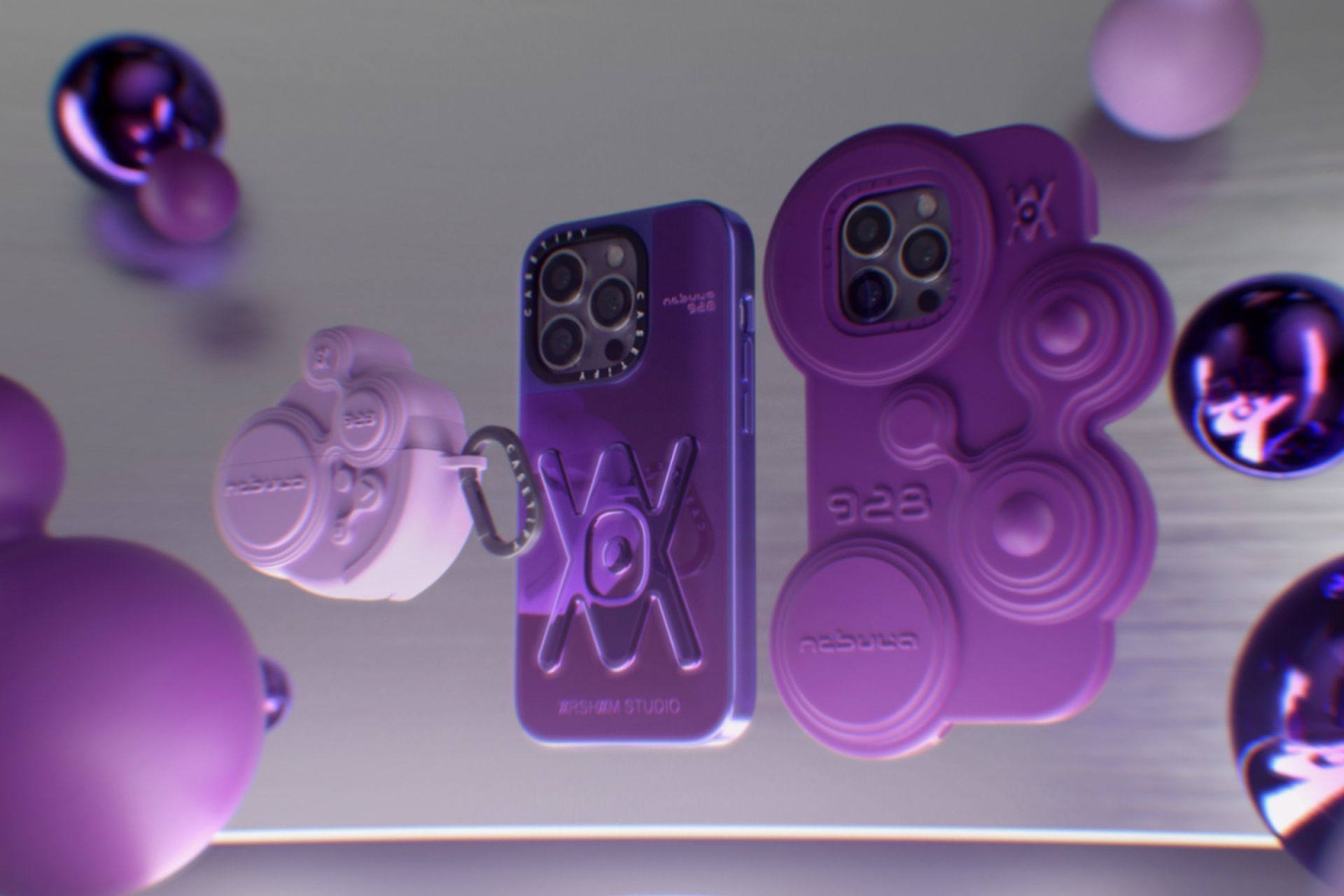 CASETiFY Ropes In Daniel Arsham For Nebula 928 Accessory Collection