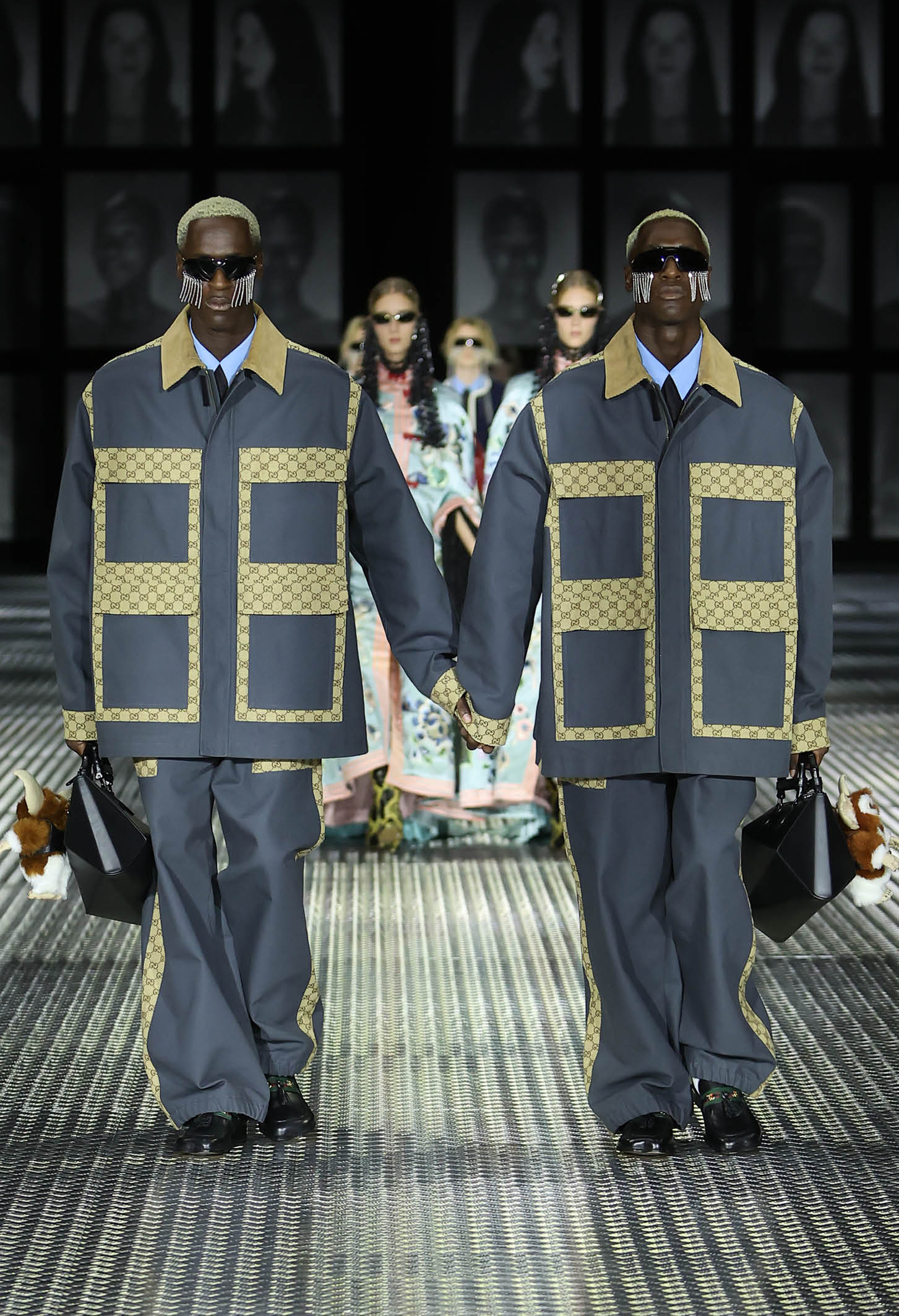 Twins Take The Stage For The Gucci Spring/Summer 2023