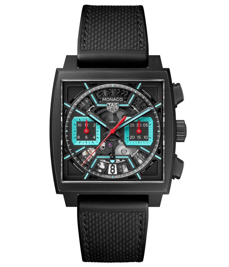 The first-ever TAG Heuer Monaco Chronograph with a skeleton dial