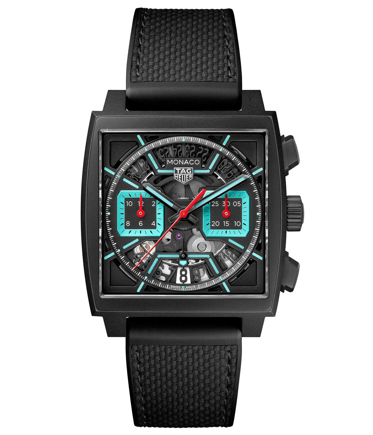The first-ever TAG Heuer Monaco Chronograph with a skeleton dial