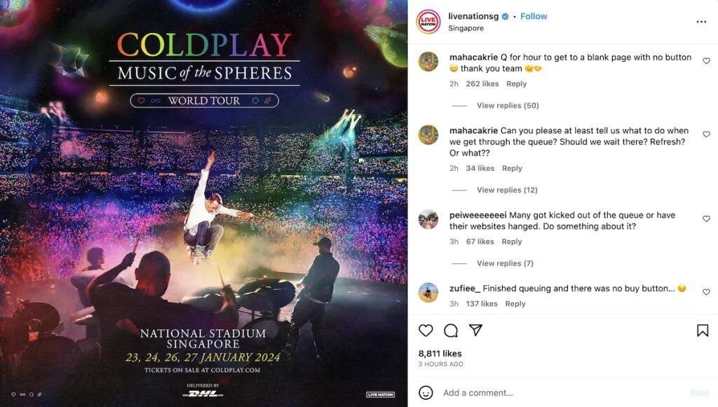 Coldplay Singapore Concert: Dates, Tickets, Venue And More Details