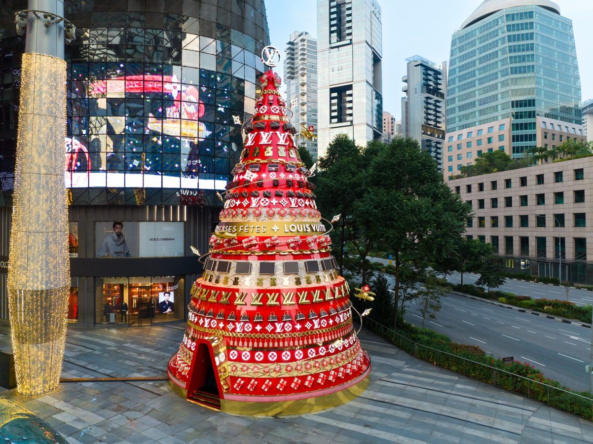 Louis Vuitton ushers in Christmas with 21 metre Tall Tree at ION Orchard