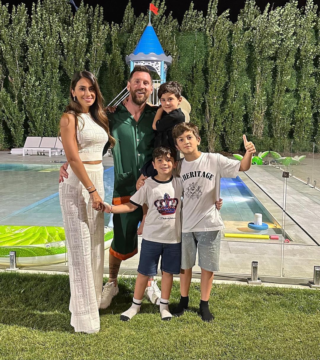 All About Lionel Messi's Children Ciro, Thiago And Mateo