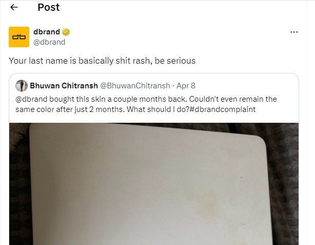 Here Is Everything We Know About The Latest Dbrand Controversy On X