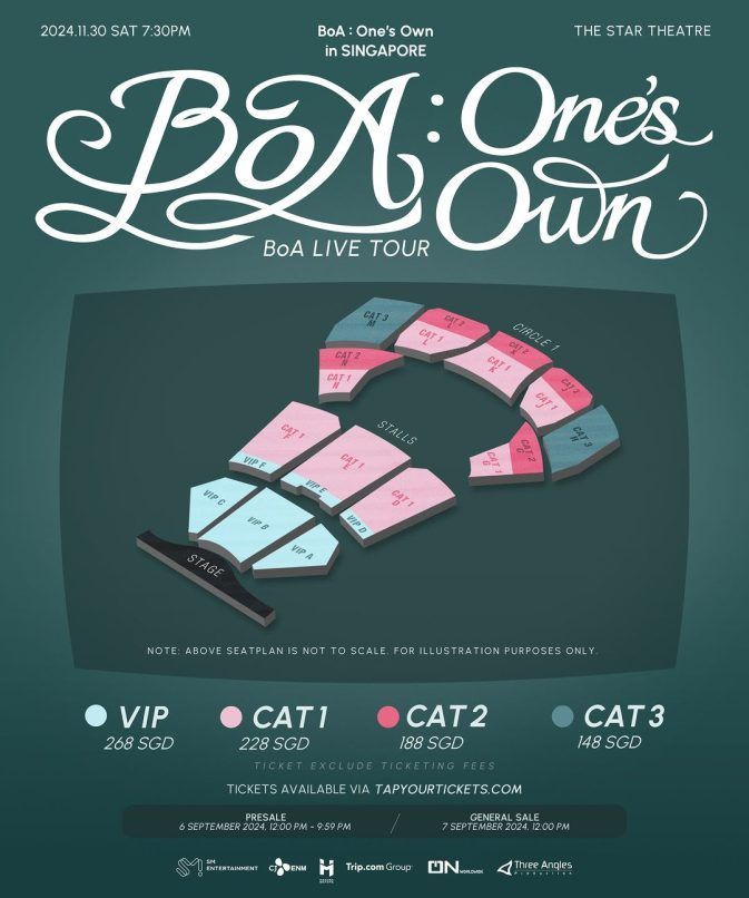 All About The BoA Singapore Concert Happening In November 2024