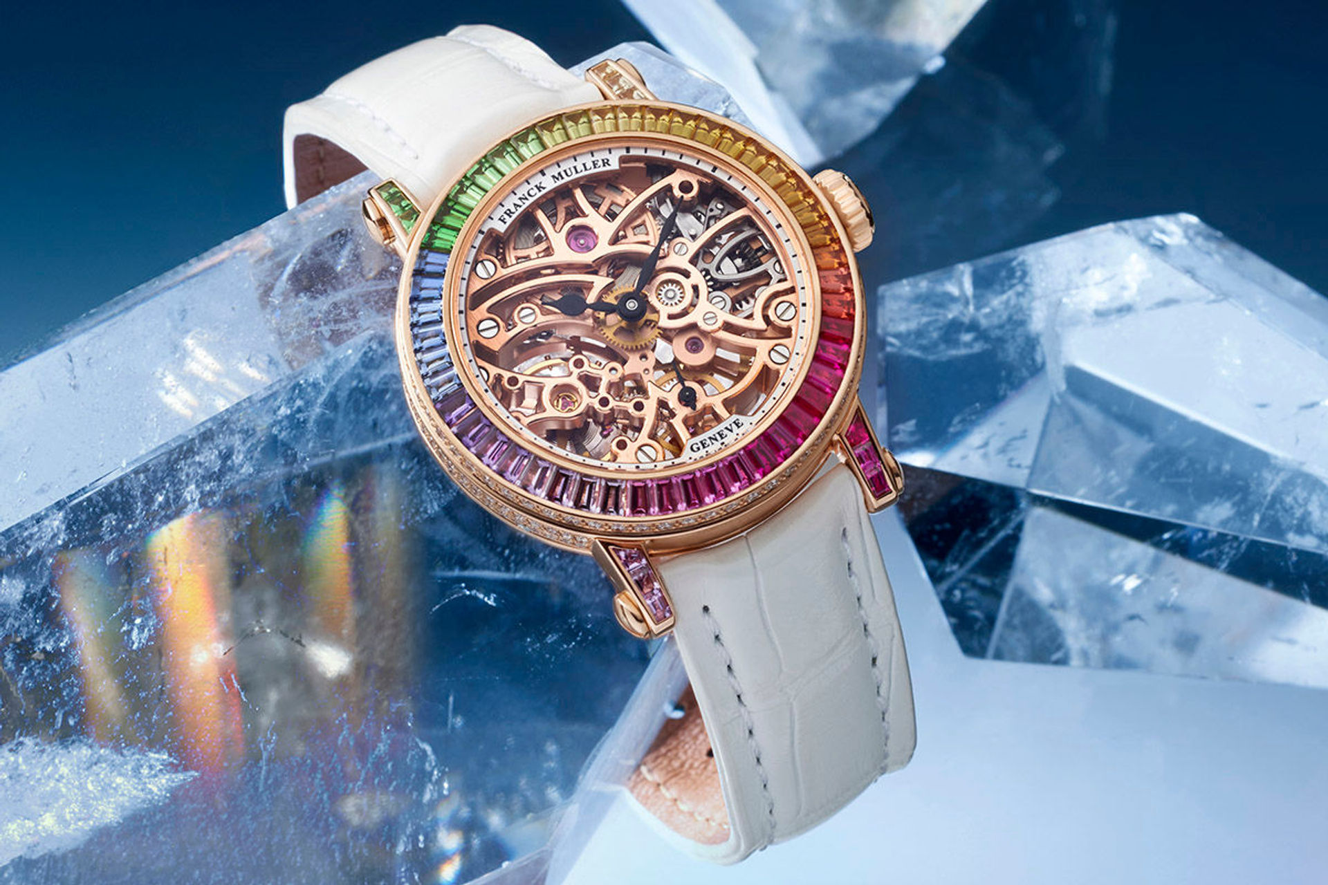 All about the new Franck Muller Round Skeleton Baguette - Augustman SG