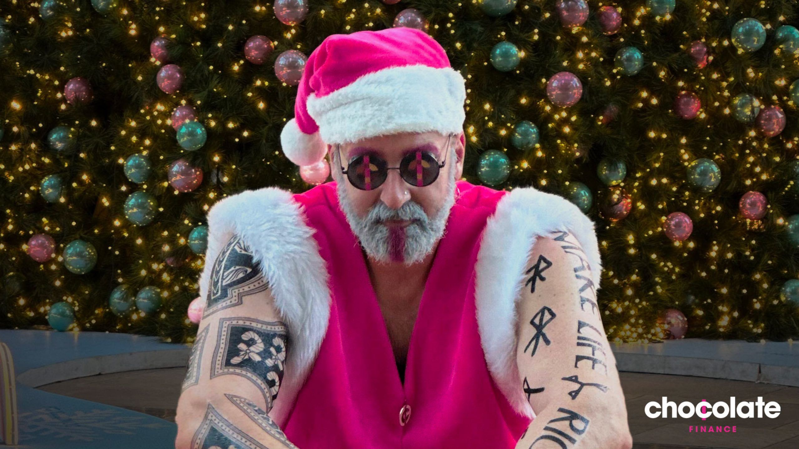 Chocolate Finance’s Pink Santa is Here to Make Life Richer