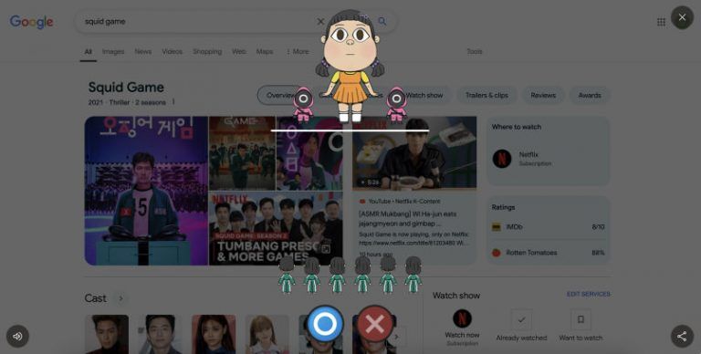 All About The Squid Game Mini-Game On Google - Augustman SG
