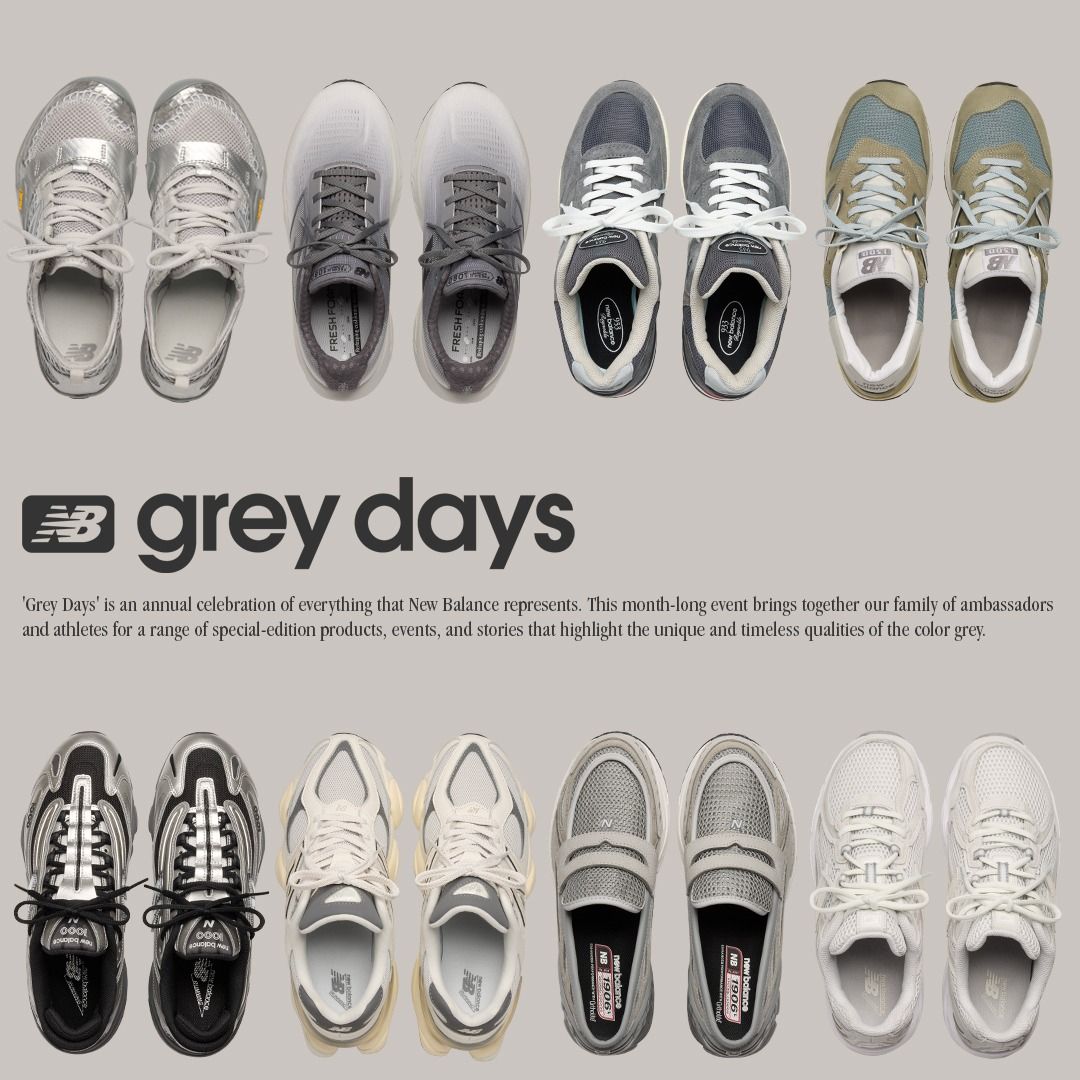 A Look At The New Balance Grey Days 2025 Range In Singapore