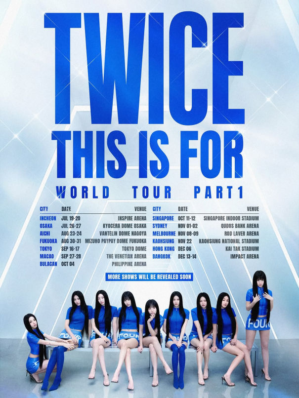 TWICE To Stage Two Shows In Singapore In 2025