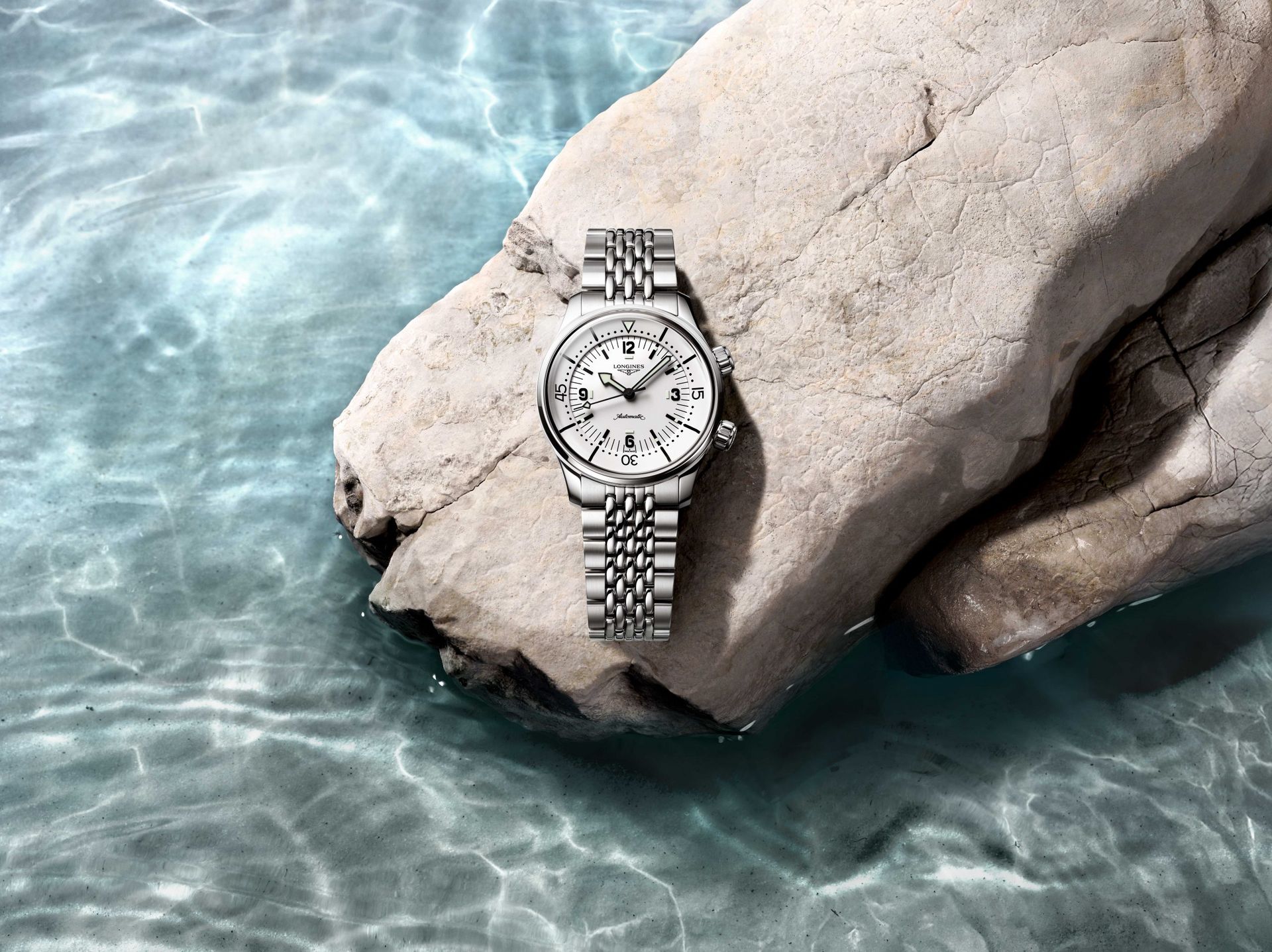 The Longines Legend Diver Now Has A White Dial | AugustMan Singapore