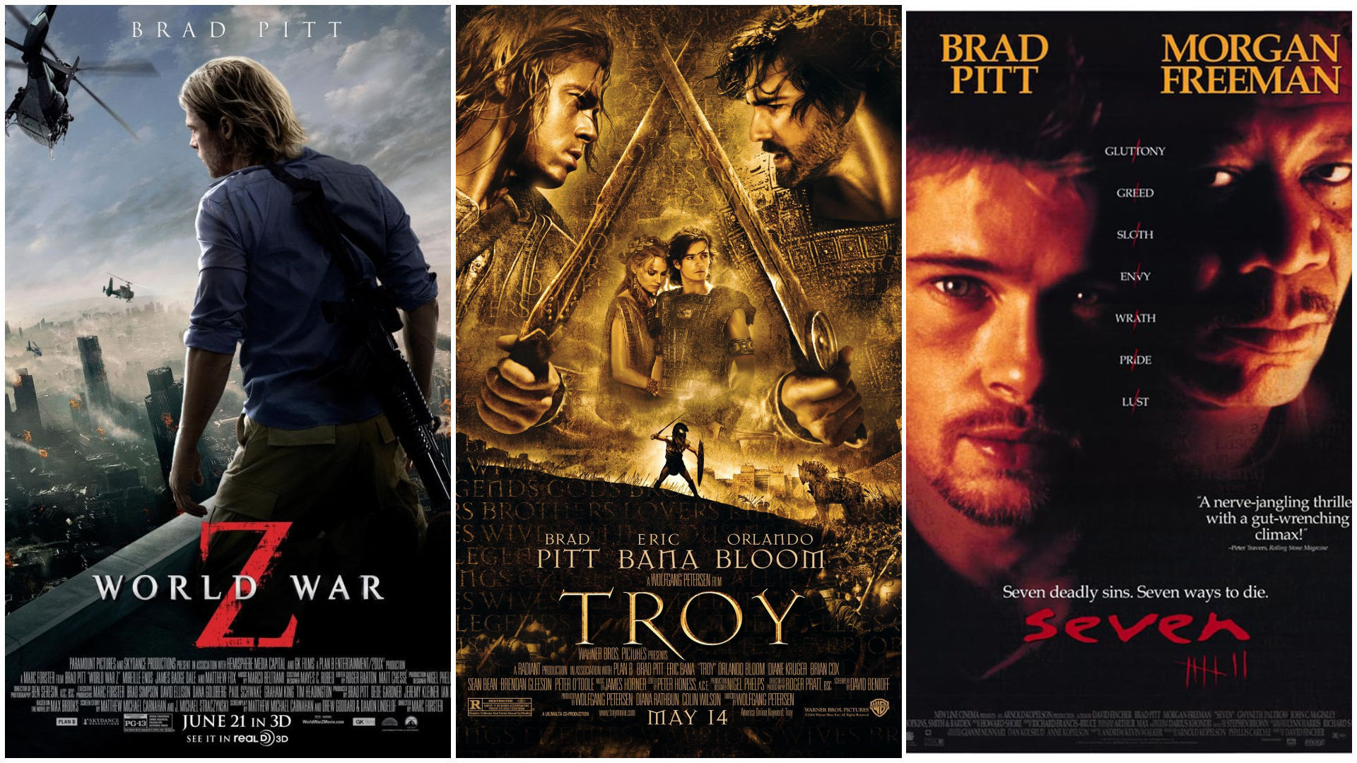 Top 10 Of Brad Pitt's Highest-Grossing Movies | Augustman SG