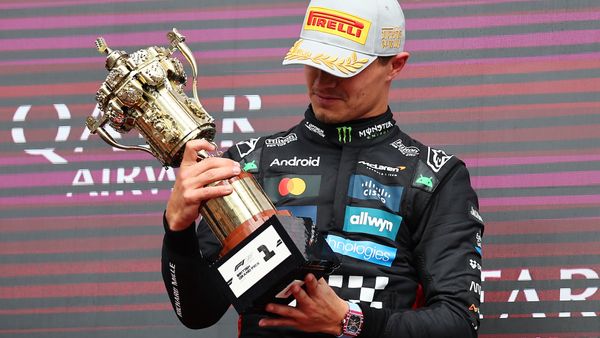 All about the Lego trophies presented at the British Grand Prix 2025