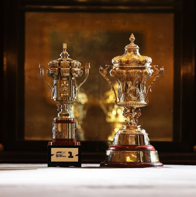 All about the Lego trophies presented at the British Grand Prix 2025