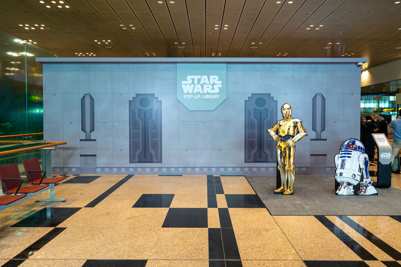 Inside Star Wars Library Pop Up At Changi Airport