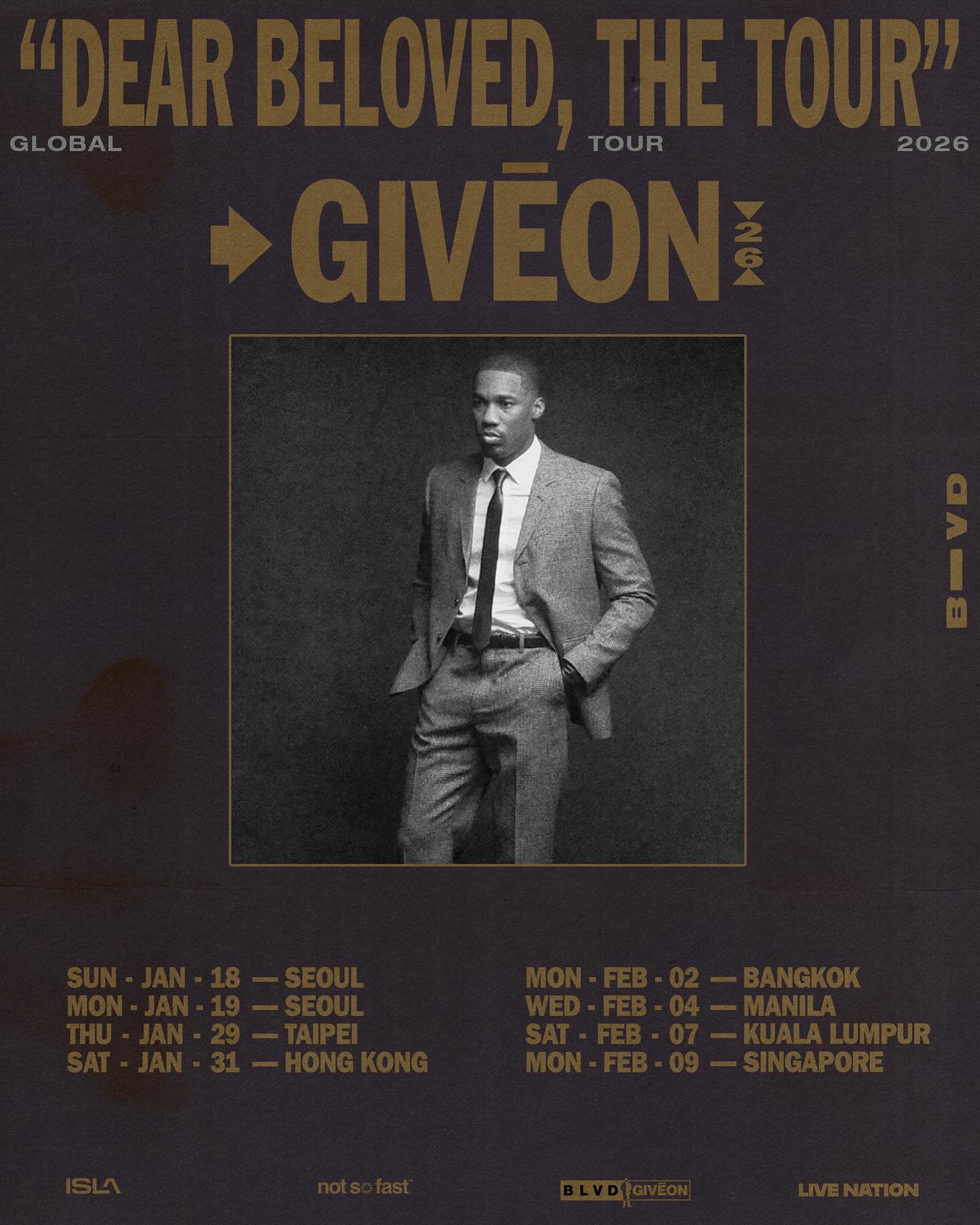 Giveon Confirms Singapore Concert In February 2026