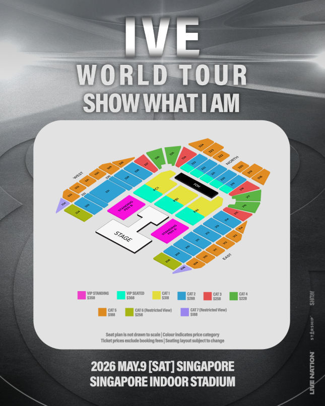 IVE To Stage A Singapore Concert In 2026: All The Details