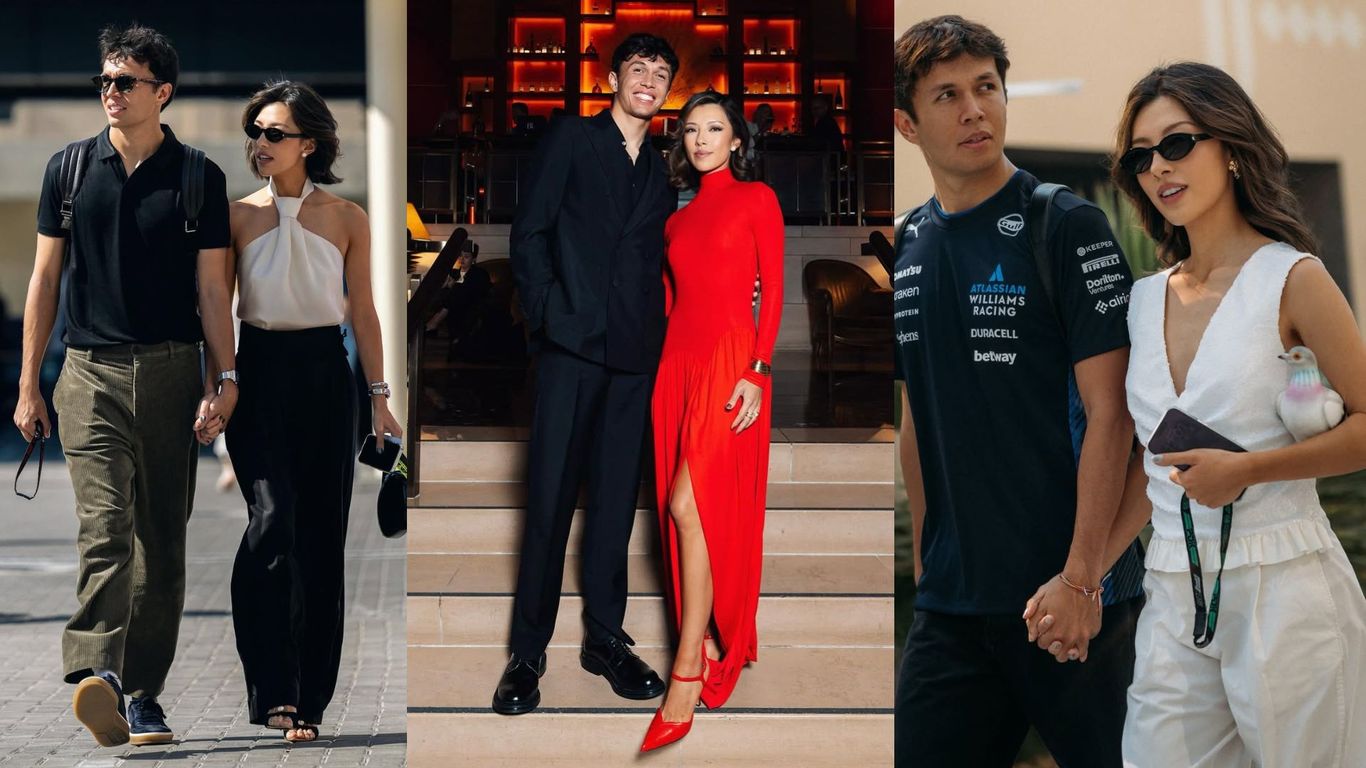 Alex Albon And Lily Muni He Relationship Timeline | Augustman SG