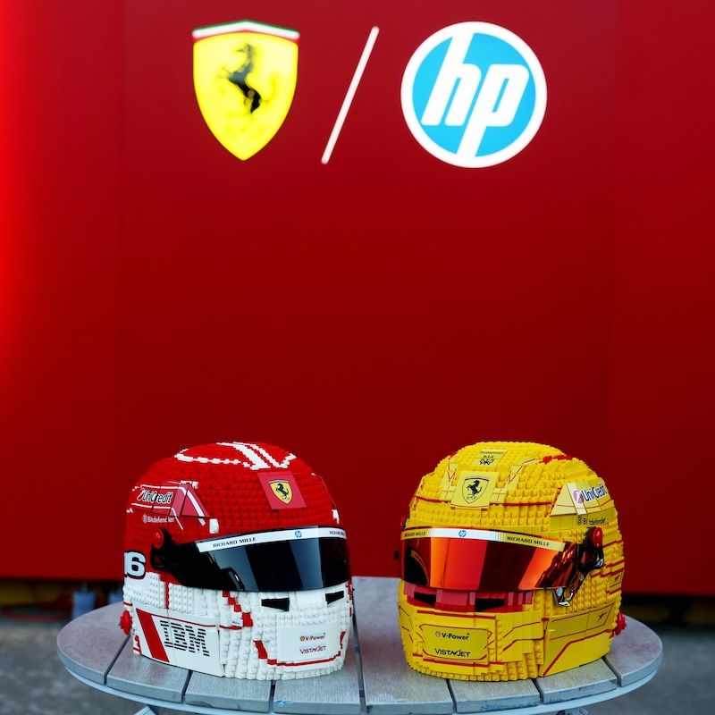 All about the LEGO Ferrari helmet sets and how to order them