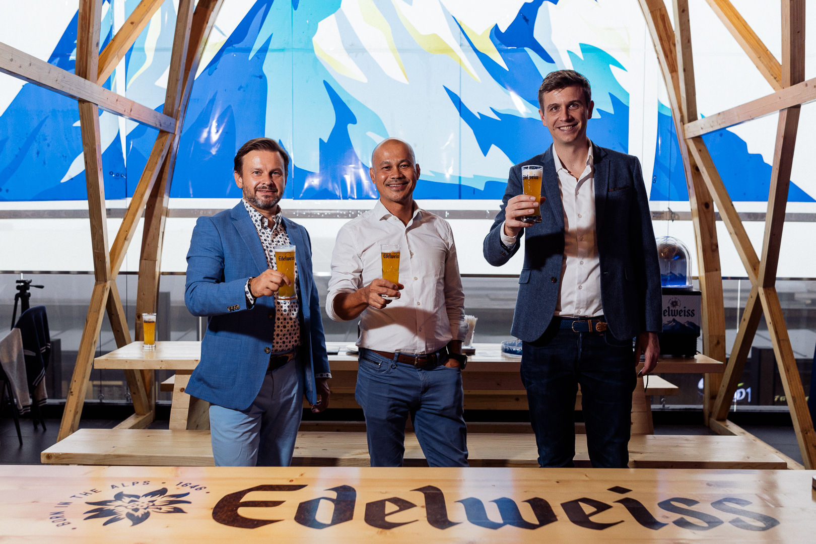 Enjoy Edelweiss Wheat Beer At The Alps Bar In Genting Highlands
