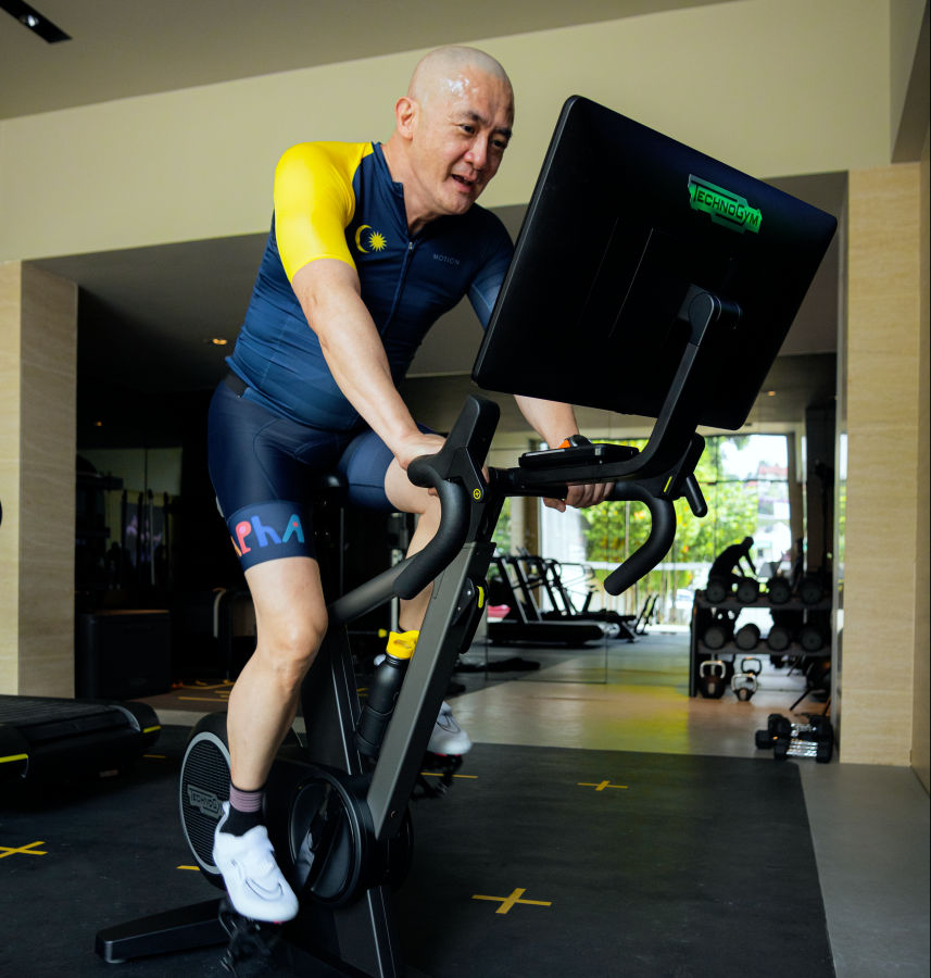 Kitson Foong Turns Home Into Wellness Playscape With Technogym Ride