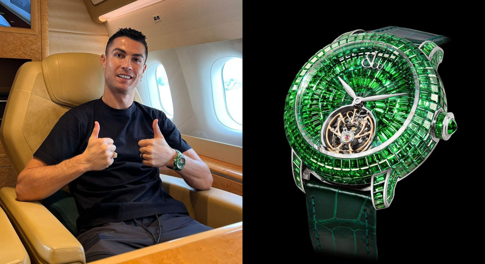 Cristiano Ronaldo Sports New Watch Worth MYR 3.26 Million