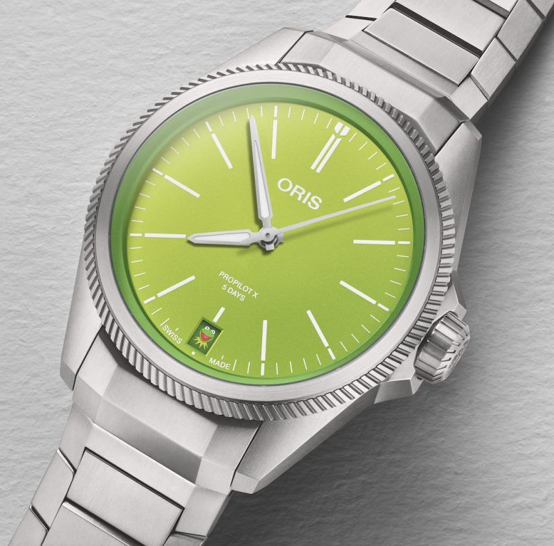 Oris X Kermit: Kermit The Frog Takes "The Joy Of Mechanics" Up A Notch