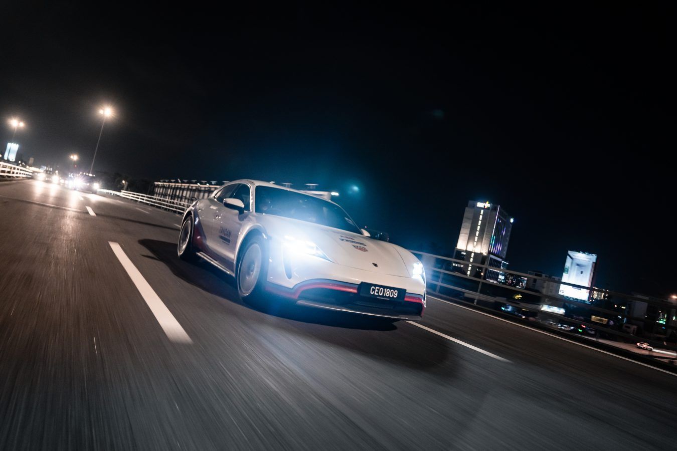 Porsche sets new record with an EV from Thailand to Singapore