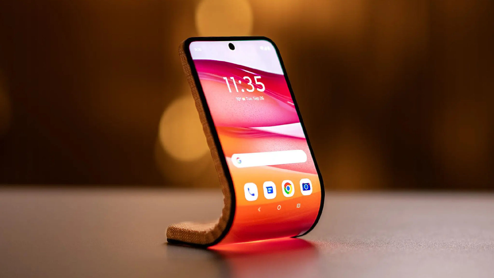 Motorola's Adaptive Display Bends A Smartphone Around Your Wrist