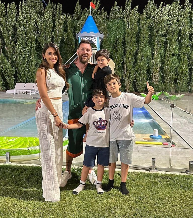 All About Lionel Messi's Children Ciro, Thiago And Mateo