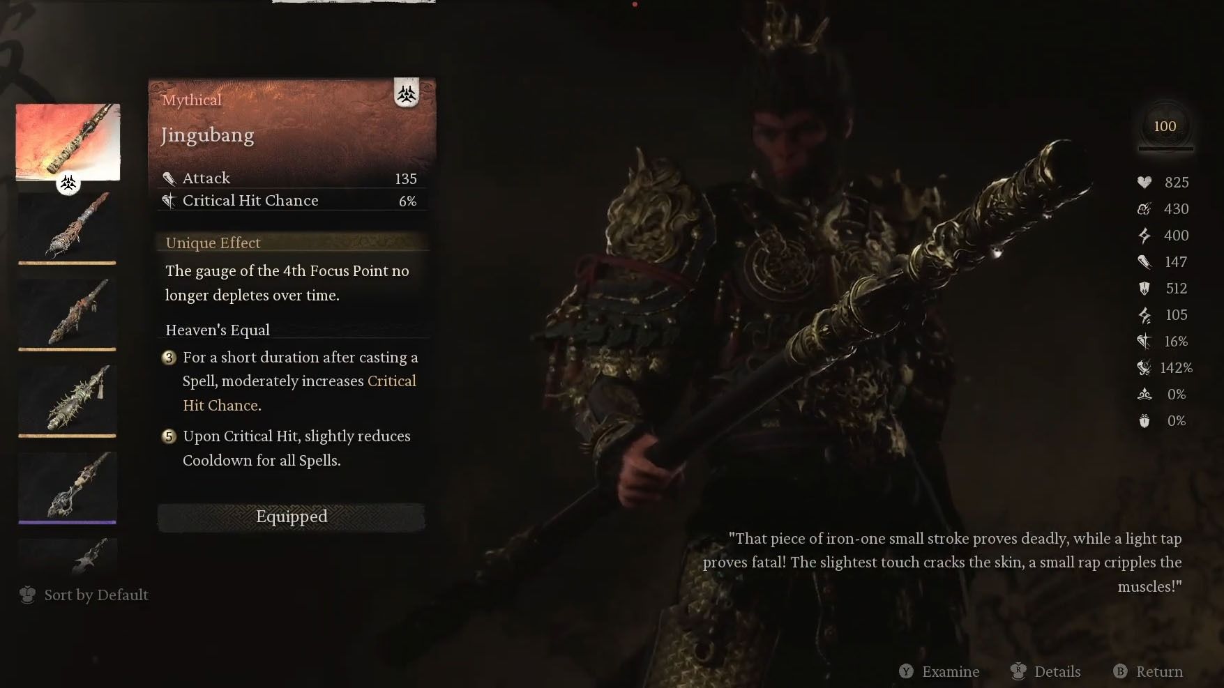 Best Black Myth Wukong weapons to use - Augustman Malaysia