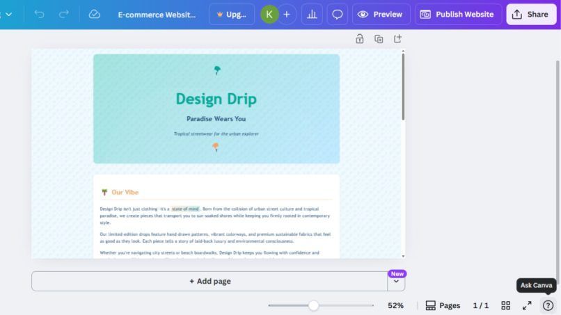 Tips to build a website using Canva Code | Augustman Malaysia