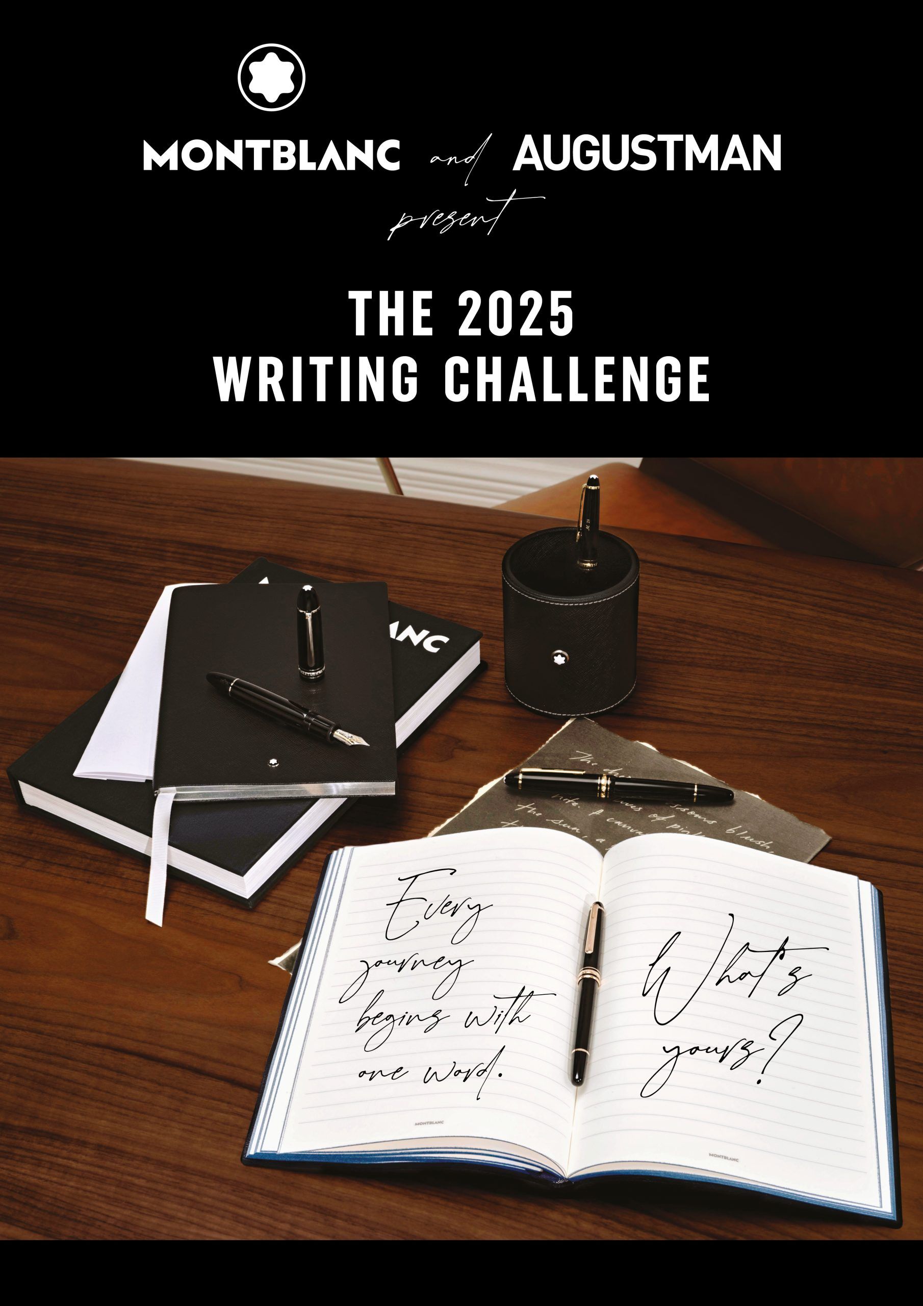 Montblanc and AUGUSTMAN Present The 2025 Writing Challenge