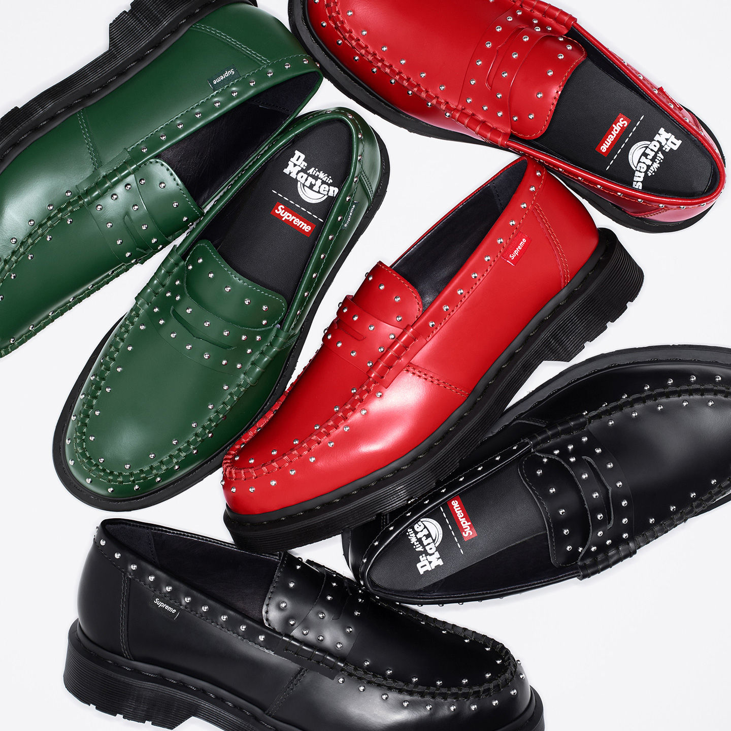 Dr. Martens Supreme Studded Penton Loafers | Augustman MY