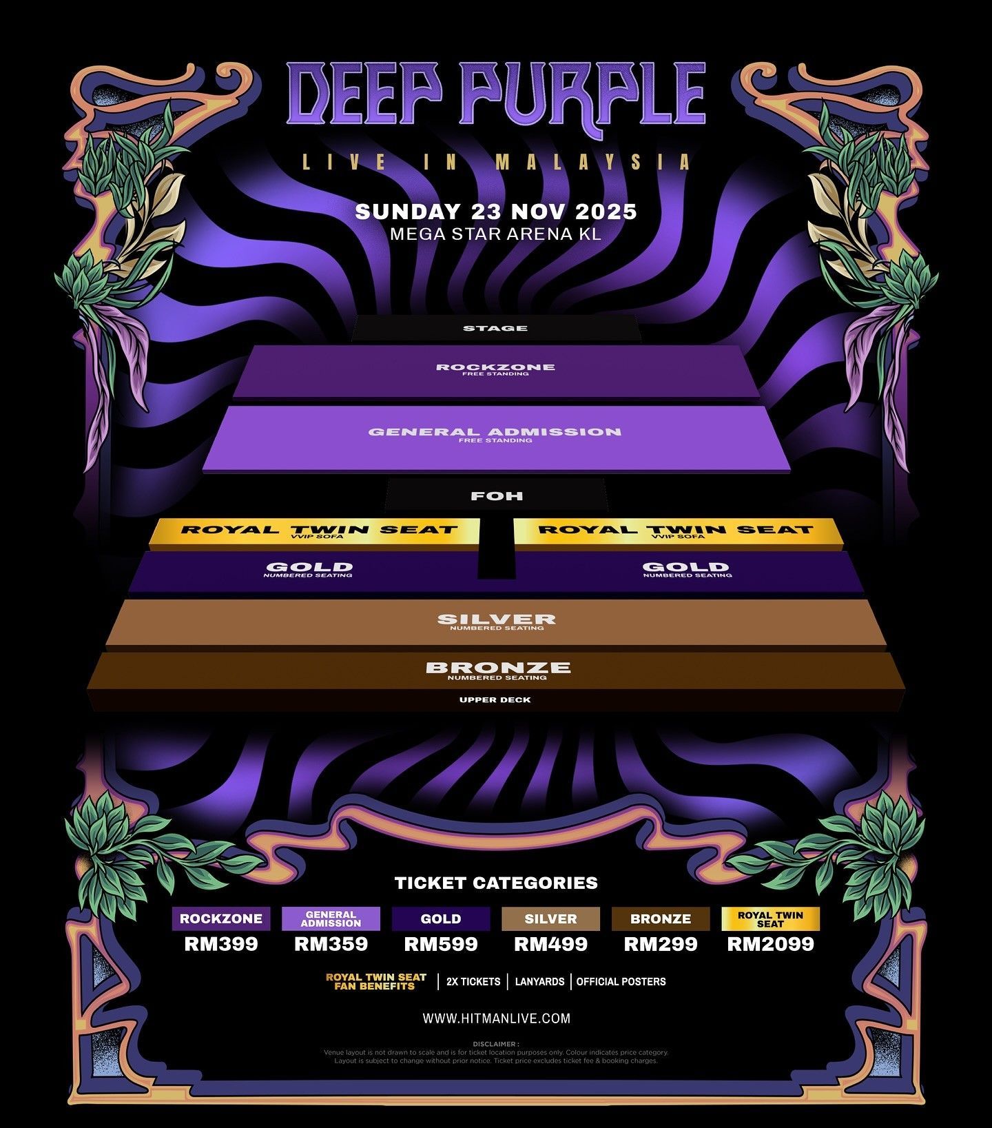 Deep Purple To Perform In Malaysia In 2025